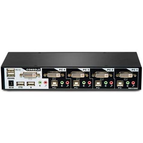 Switchview Dvi 2 4 Port Dvi Kvm Switch Avocent Bellequip
