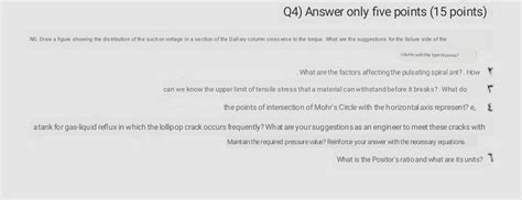 Solved Q Answer Only Five Points Points NS Draw A Chegg Com