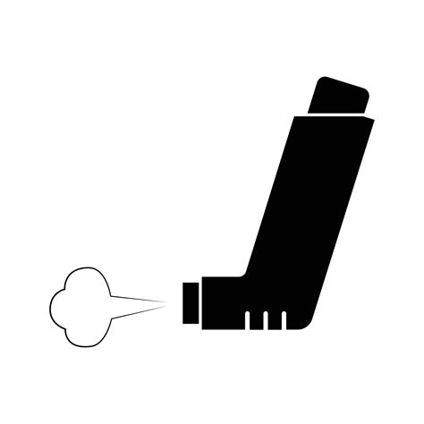 Inhaler Icon Vector 17092682 Vector Art At Vecteezy