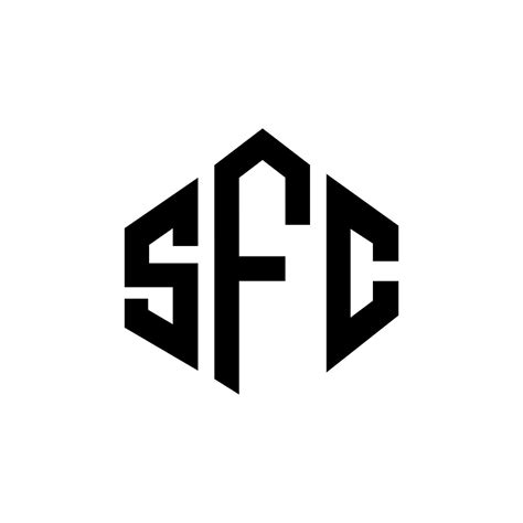 Sfc Letter Logo Design With Polygon Shape Sfc Polygon And Cube Shape