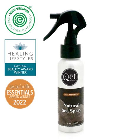 Qēt Botanicals Natural Skincare Natural Sea Spray For Hair