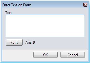 Inserting Text On Forms