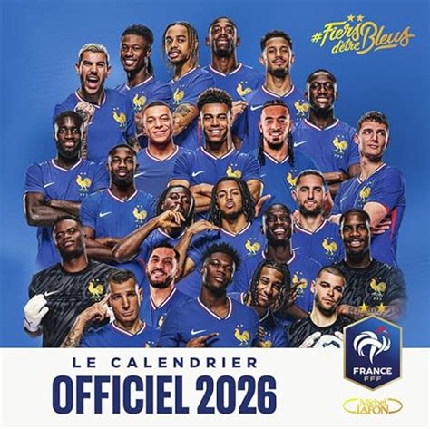 Le Calendrier Officiel 2026 De Léquipe De France By Fff Neuf 2025