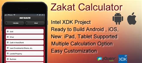 Zakat Calculator Android IOS Sell My App