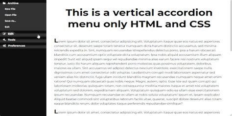 Css Accordion Menus Webartdeveloper