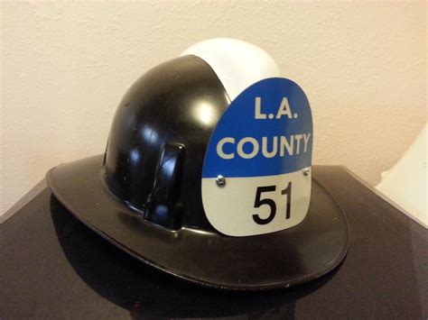 La County Station 51 Captain Helmet Fire Helmet Fire Service Fire