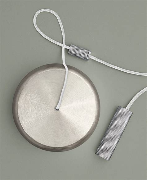 Light Pull Cord Switch Silver Light Pull With Brass Weight