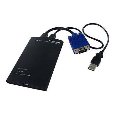 Kvm Console To Usb 2 0 Portable Laptop Crash Cart Adapter