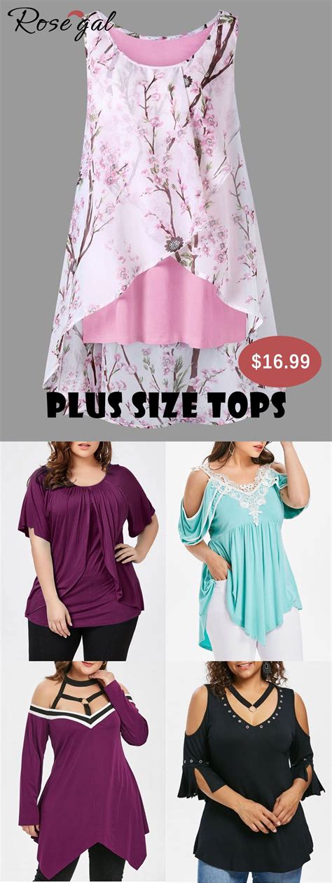 Rosegal Plus Size Spring Summer Tops Tank Tops And Off The Shoulder