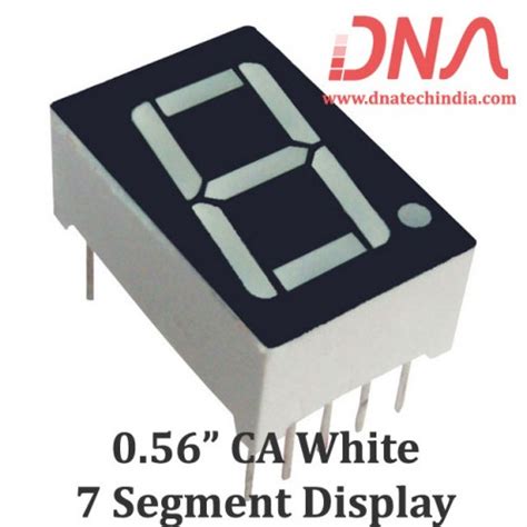 Buy 0 56 White Ca 7 Segment Display In India At Low Price From Dna