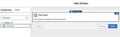 how to add placeholder to text field in screen flow salesforce time