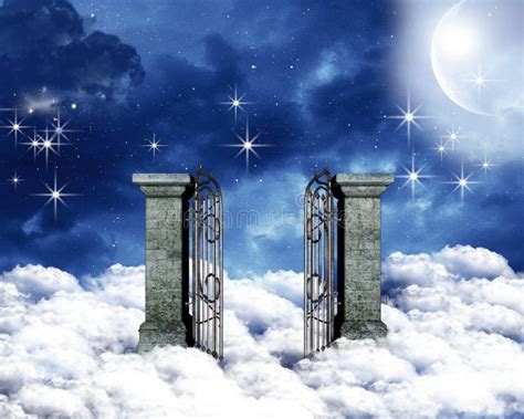 Puerta Celestial Foto De Archivo Imagen De Fantasía 12684958