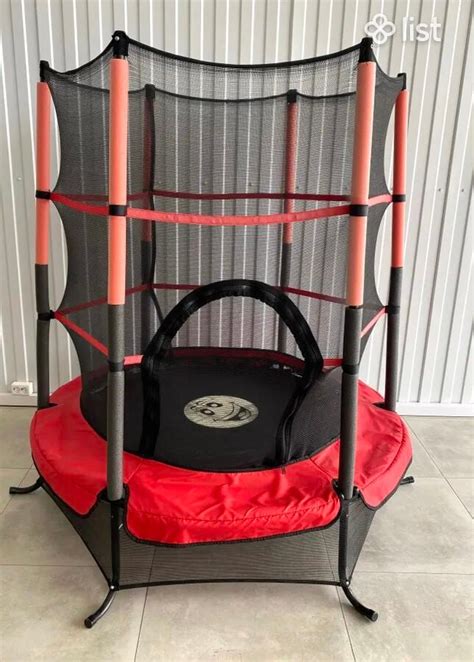 Батут детский с сеткой 140 см Atleto մանկական բատուտ պաշտպանիչ ցանցով 140սմ ԱՌԱՔՈՒՄ ՏԵՂԱԴՐՈՒՄ