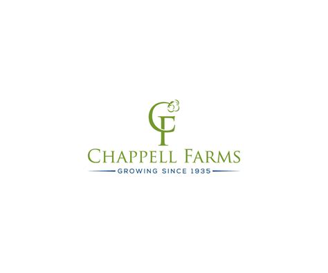 Logo Design For Chappell Farms Cf Logo Cotton Grain By Md Ahasan