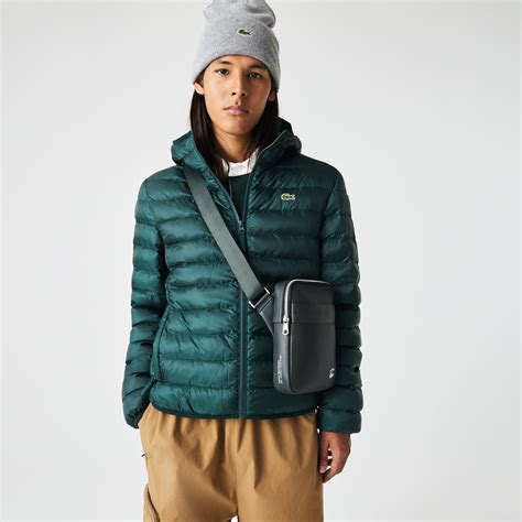 Mens Lacoste Contrast Branded Crossover Bag Lacoste Uae