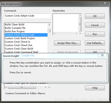 Source Insight 40代码格式化设置sourceinsight40自动格式化代码的快捷键是什么 Csdn博客