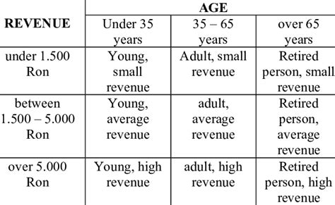Market Segmentation In Relation To Customers Age And Revenue