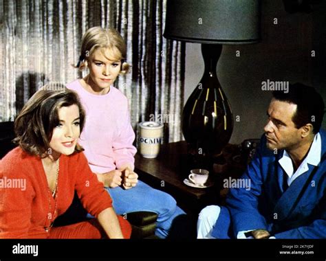 Romy Schneider Dorothy Provine And Jack Lemmon Film Good Neighbor Sam 1964 Characters Janet