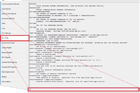 CODESYS Forge CODESYS Forge Talk Engineering Use PLC Shell Commands In Excecution Code