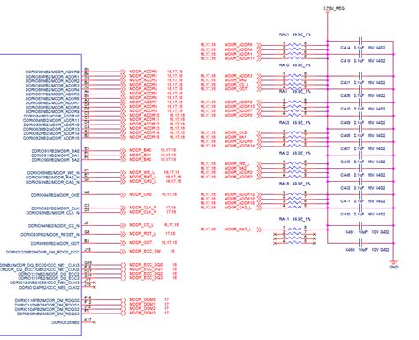 Memory DDR Termination Resistor Value Regarding Electrical Engineering Stack Exchange