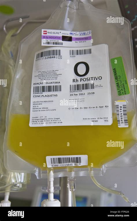 Platelet Transfusion High Resolution Stock Photography And Images Alamy