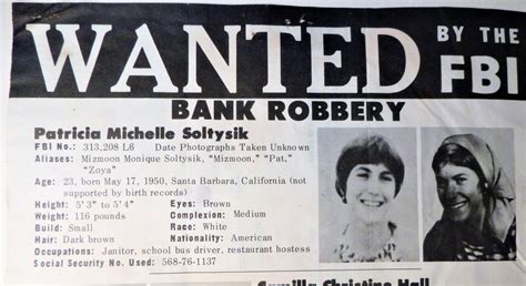 Wanted By The Fbi Radicals Killed In California Shootout 1974 By Sla