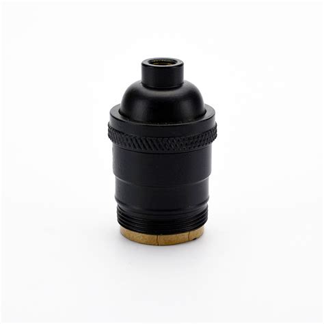 Grounded Keyless Socket Black