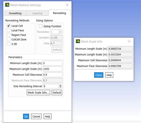 mesh scale info through tui commands — ansys learning forum