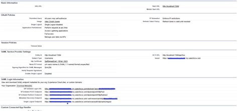 Configuration Salesforce As Idp Error Invalid Method