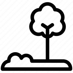 Forest Natural Nature Park Tree Wood Icon Download On Iconfinder