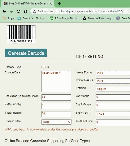 15 Best Free Online Itf 14 Barcode Generator Websites
