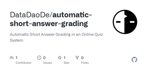 GitHub DataDaoDe Automatic Short Answer Grading Automatic Short Answer Grading In An Online