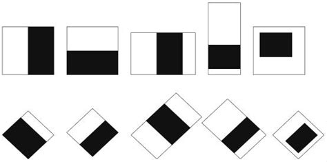 Examples Of Haar Like Features Download Scientific Diagram