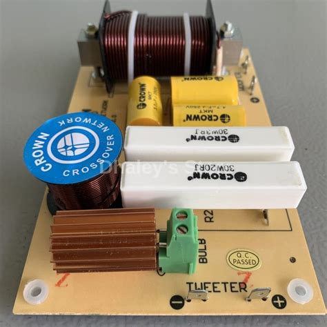 Original Crown Dividing Network Cn 2500 Cn2500 2 Way 500 Watts Dividing Network Crossover
