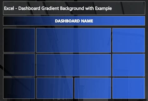 Gradient Background For Dashboard In Excel Creative Beautiful