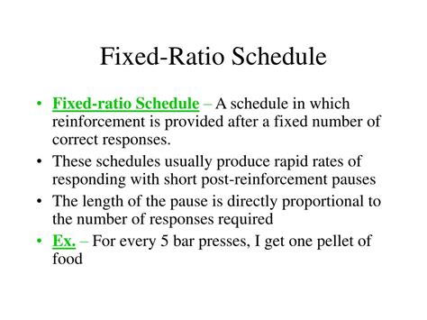 Ppt Reinforcement Schedules Powerpoint Presentation Free Download