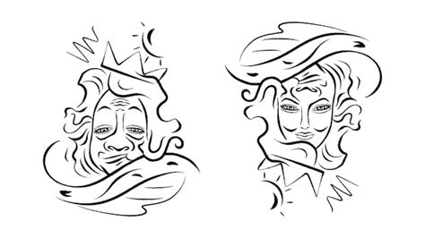 How To Draw A Face Upside Down