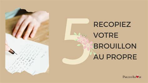 Comment Crire Une Lettre D Amour Puissante Les Tapes