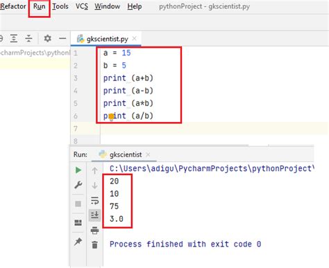 Python Arithmetic Operators Important Concept