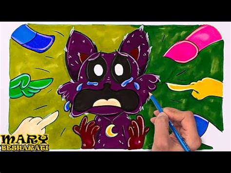 How To Draw And Color CatNap Catnap Is Not A Monster Smiling Critters Poppy Playtime Chapter