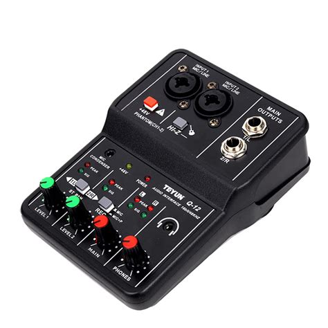Audio Interface Professional Recording Sound Card 16bit48khz Mini Usb Audio Interface Sound