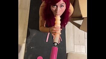 My Sex Machine Fucks Deep Throat With Huge Dildo Teen Cat Girl Sucking Sex Toy Hardcore Fetish