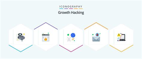 Hacking 25 Flat Icon Pack Including Send Email Loss Virus Globe