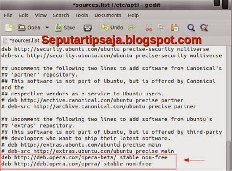Cara Install Opera Di Linux Ubuntu Seputar Linux Ubuntu