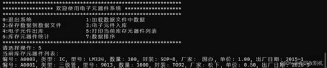 【c语言c】电子元器件管理系统（c源码）【独一无二】c电子元器件管理系统的设计与实现 Csdn博客