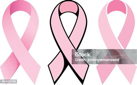 Breast Cancer Butterfly Ribbons Set Vector Download