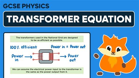 Transformer Equation In The National Grid Gcse Physics Youtube