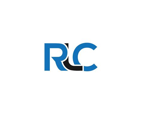 Letter Rlc Simple Logo Design Vector Concept Illustration 9012736