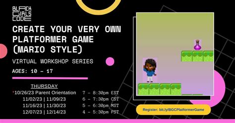 Black Girls Code On Linkedin Learn To Create A Platformer Game With