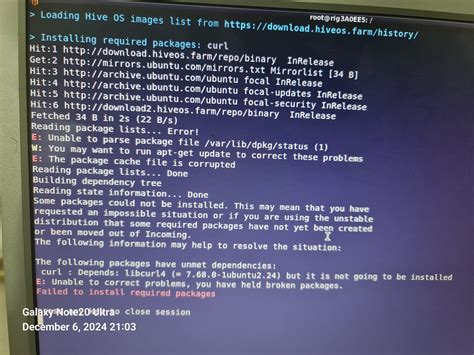 problem with transferring hive os from a flash drive to sdd hdd using